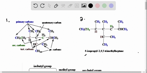 SOLVED:Draw the structure of 4 -isopropyl- 2,4,5 -trimethylheptane.