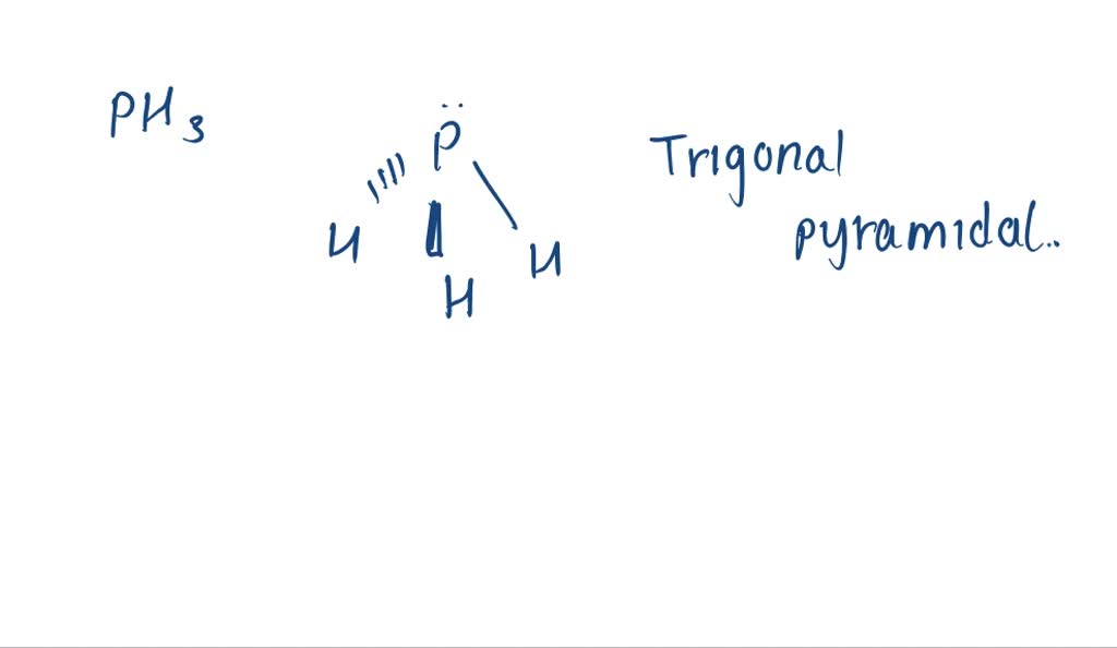 According to the VSEPR model, the H-P-H bond angle in PH3 is a.120^∘ b ...