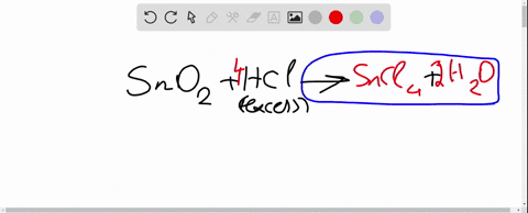 SOLVED:The formed colloid in following reaction is: SnO2+HCl (Excess) → ...