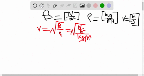 ⏩SOLVED:(a) Show that since the bulk modulus has SI units N / m^2 ...