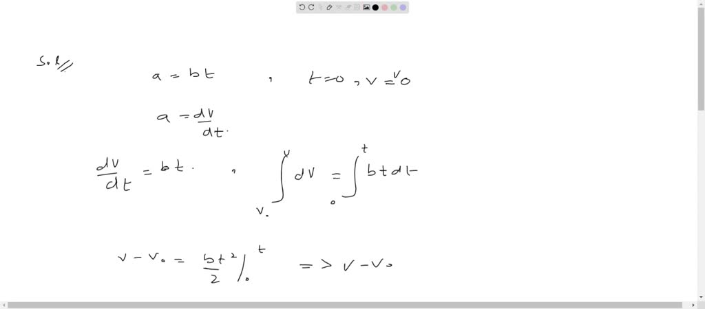 SOLVED:The acceleration of a particle is increasing linearly with time ...