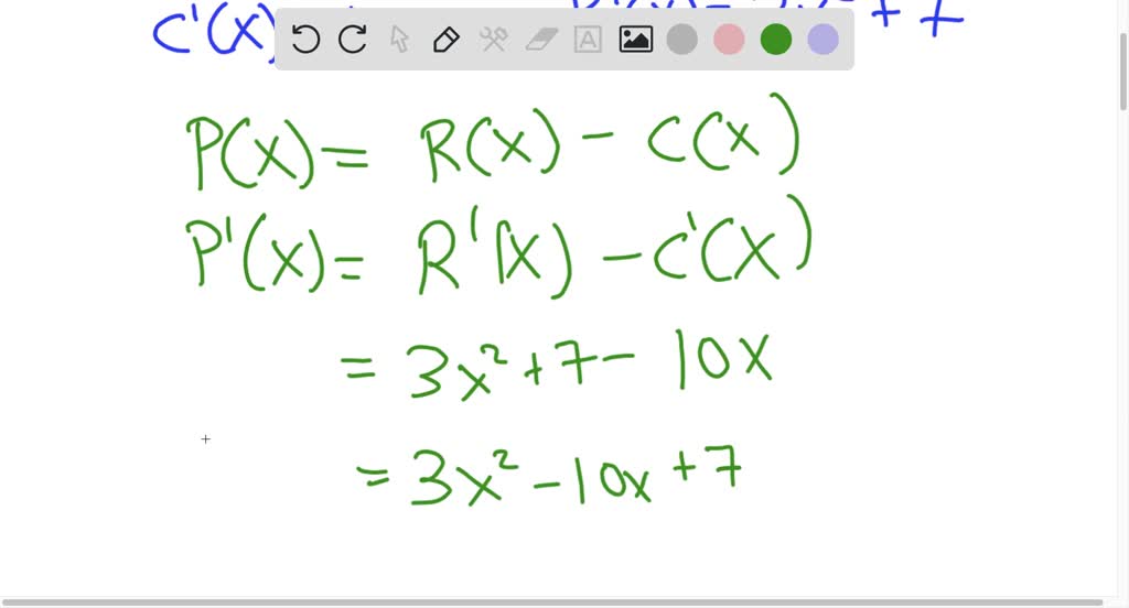 SOLVED:Find the marginal cost, marginal revenue, and marginal profit ...