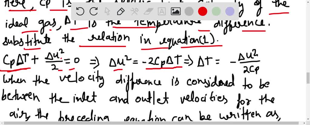 Air expands adiabatically through a nozzle from a negligible initial ...
