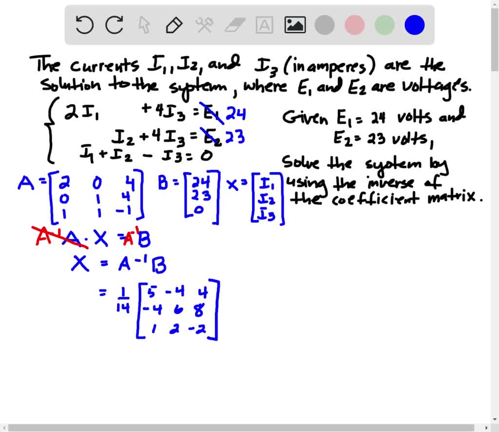 SOLVED:Consider the circuit shown in the figure. The currents I1, I2 ...