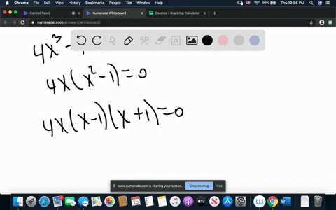 SOLVED:In Exercises 55-62 , use the function and its derivative to determine any points on the ...