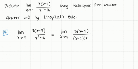 ⏩SOLVED:Evaluate the limit (a) using techniques from Chapters 2 and ...