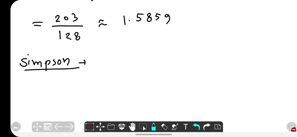 SOLVED:In Exercises 1-10 , use the Trapezoidal Rule and Simpson's Rule to approximate the value ...