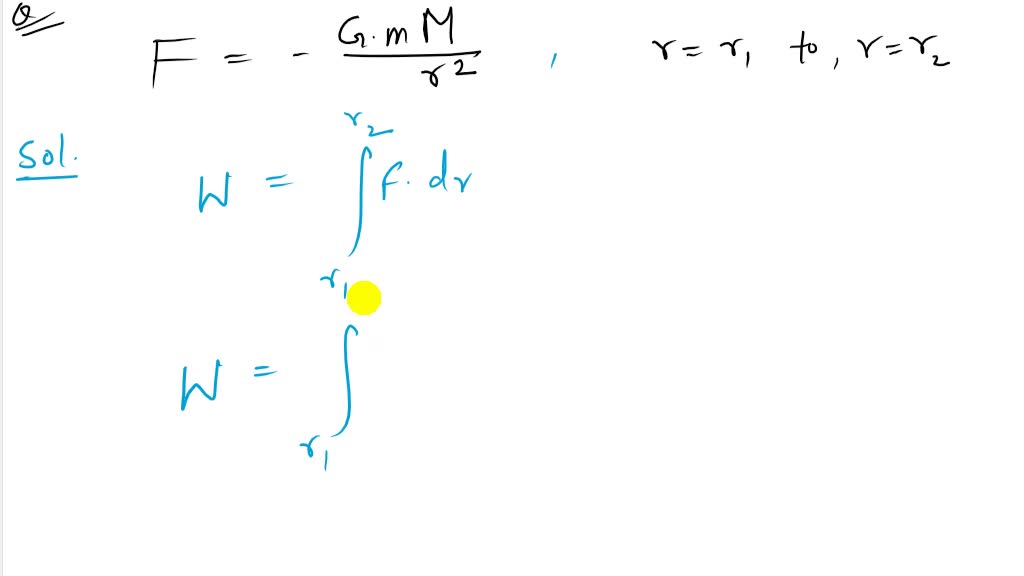 SOLVED:The force of gravity exerted by the earth on a mass m at a ...