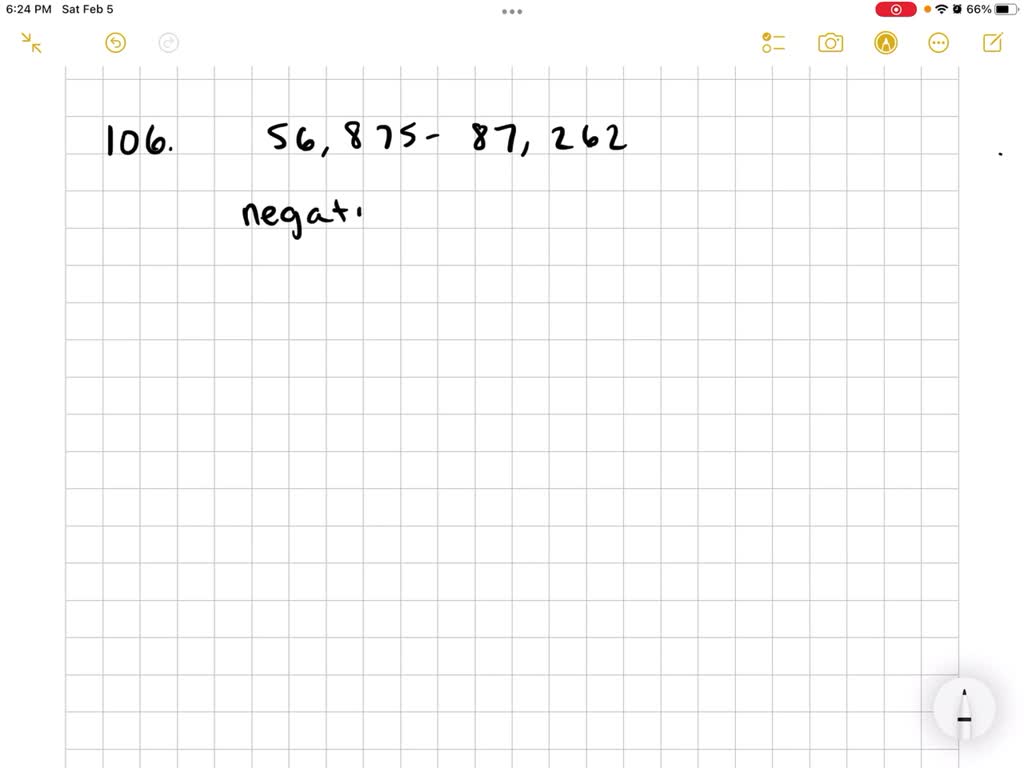 SOLVED:Without calculating, determine whether each answer is positive or negative. Then use a ...