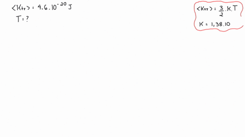 SOLVED:What is the temperature of an ideal gas whose molecules in ...