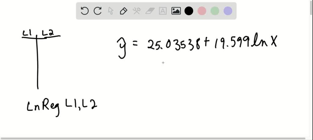 Use a logarithmic transformation to find a linear relationship between the given quantities and ...