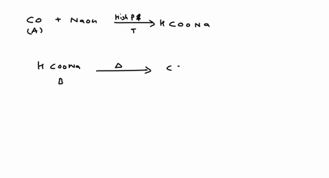 SOLVED:A colorless poisonous gas (A) which burns with blue flame is ...