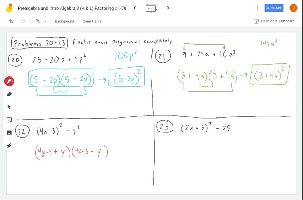 SOLVED:Factor. -4 x^{2} y-4 x^{3}+24 x y^{2}