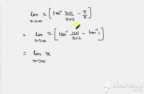 SOLVED:The value of limx →(π)/(4)(1+[x])^(1)/(log(tanx)), where [,]=, G ...