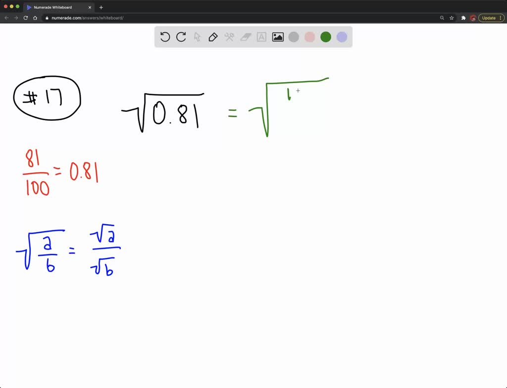 SOLVED:Evaluate the roots without using a calculator. Identify those that are not real numbers ...