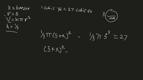 SOLVED:Constructing a Border around a Pool Rework Problem 103 if the ...