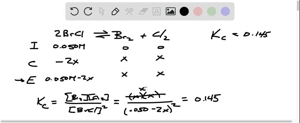 SOLVED:At 25^{\circ} \mathrm{C}, K_{\mathrm{c}}=0.145 for the following ...