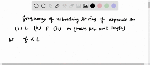⏩SOLVED:The frequency of vibration of a string depends on the length ...