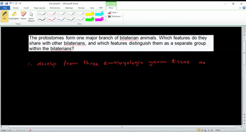 ⏩SOLVED:The protostomes form one major branch of bilaterian animals ...