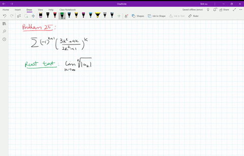 ⏩SOLVED:The Ratio and Root Tests Use the Ratio Test or the Root Test ...