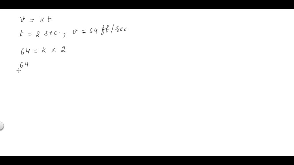 The Velocity V Of A Falling Object Varies Directly SolvedLib