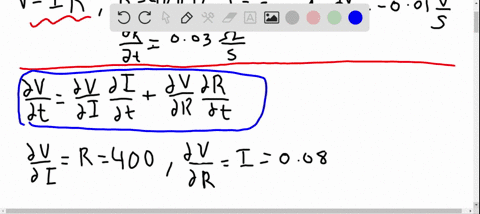 SOLVED:The voltage V in a simple electrical circuit is slowly ...