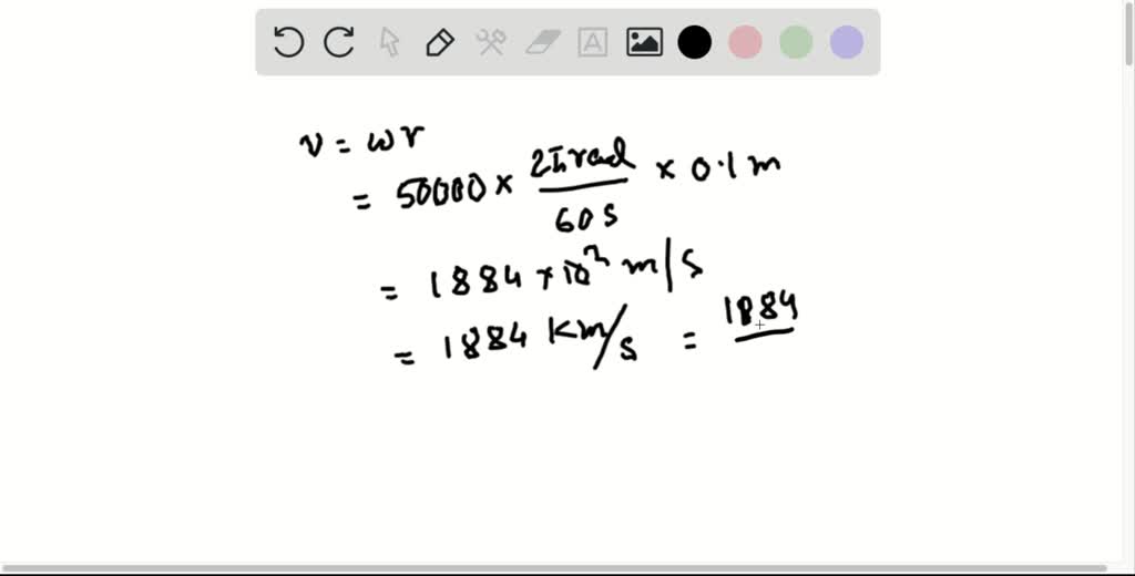 ⏩SOLVED:Verify that the linear speed of an ultracentrifuge is about… | Numerade