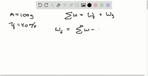 SOLVED:When released, a 100-g block slides down the path shown below, reaching the bottom with a ...