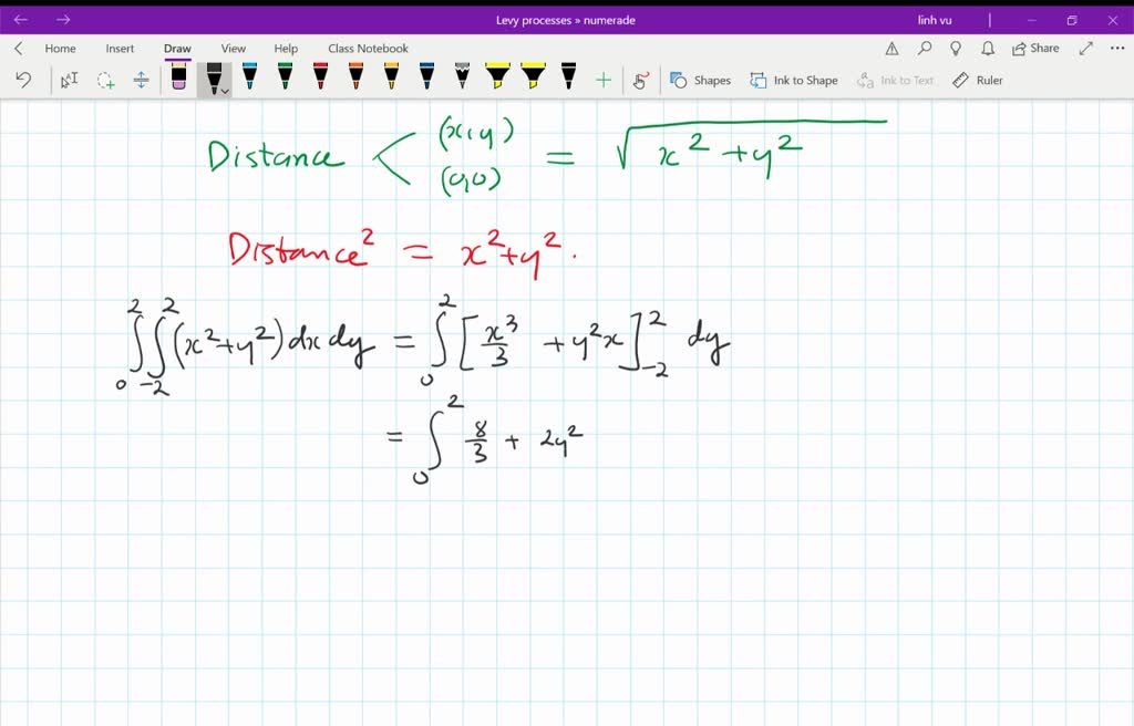 SOLVED:Find the average squared distance between the points of R={(x, y):-2 ≤x ≤2,0 ≤y ≤2} and ...