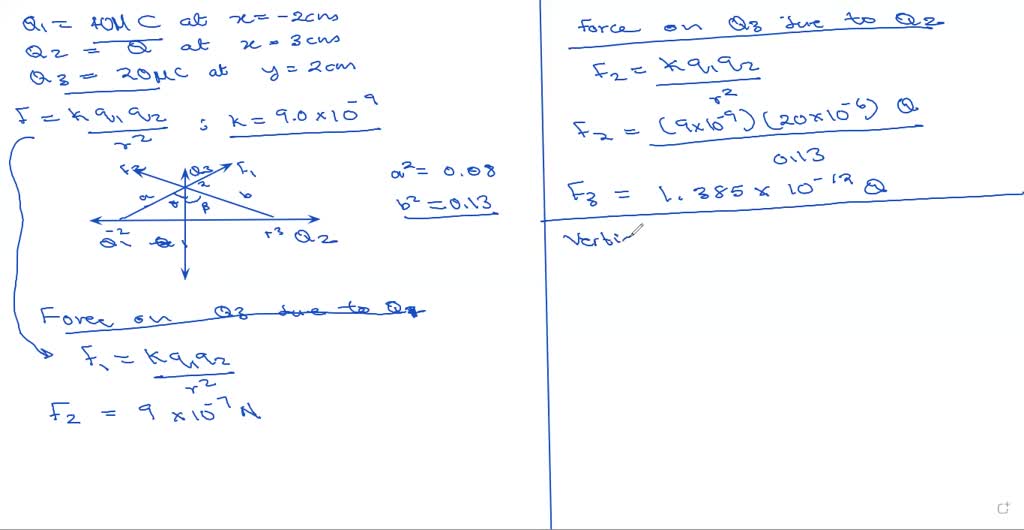 SOLVED:Two particles are fixed on an x axis. Particle 1 of charge 40 μC is located at x=-2.0 cm ...