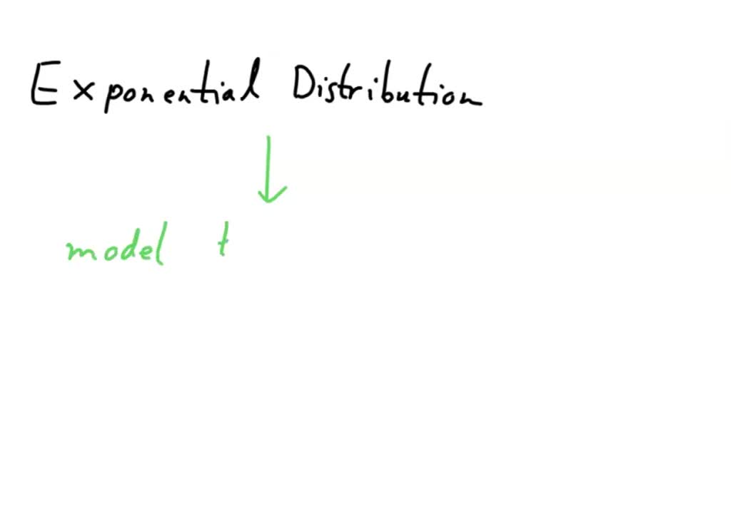 SOLVED:The exponential distribution is often called the distribution. (Fill in the blank.)