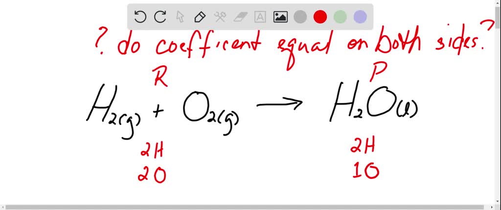 SOLVED:If the sum of the coefficients of reactants is equal to 5, is the sum of the coefficients ...