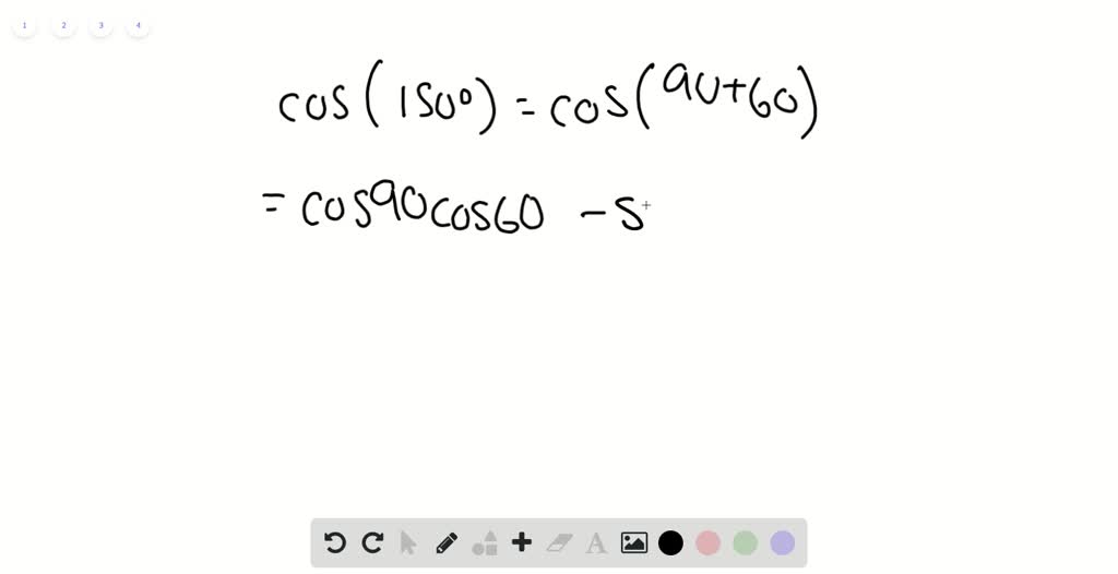⏩SOLVED:Find the exact value of each expression. cos150^∘ | Numerade
