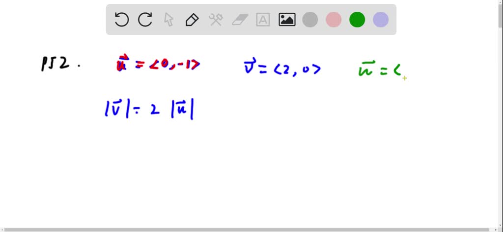 ⏩SOLVED:Geometry. Let u⃗ be a unit vector, and consider the… | Numerade