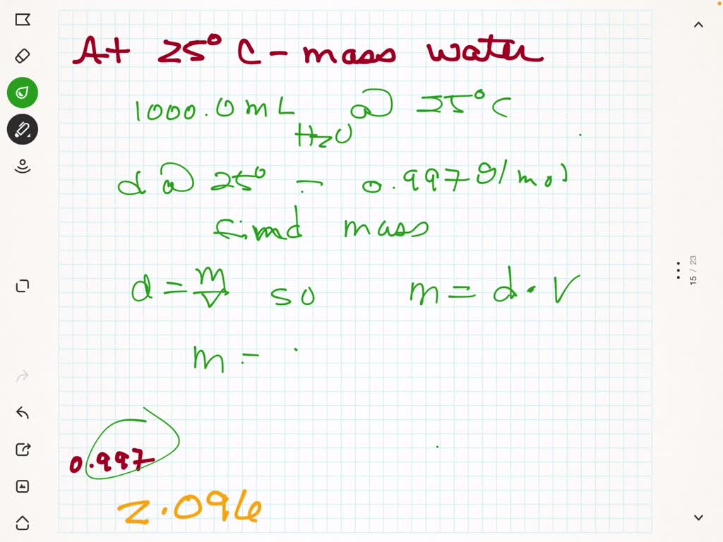 SOLVED:You want to prepare 500.0 \mathrm{~mL} of 1.000 \mathrm{M ...