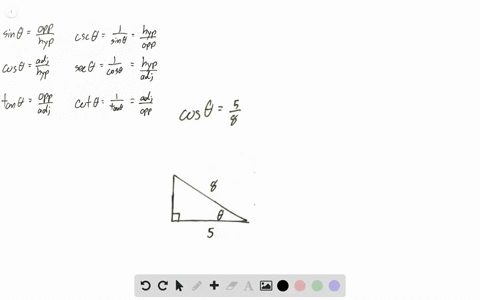 SOLVED:In Exercises 9–18, assume that is an acute angle in a right ...