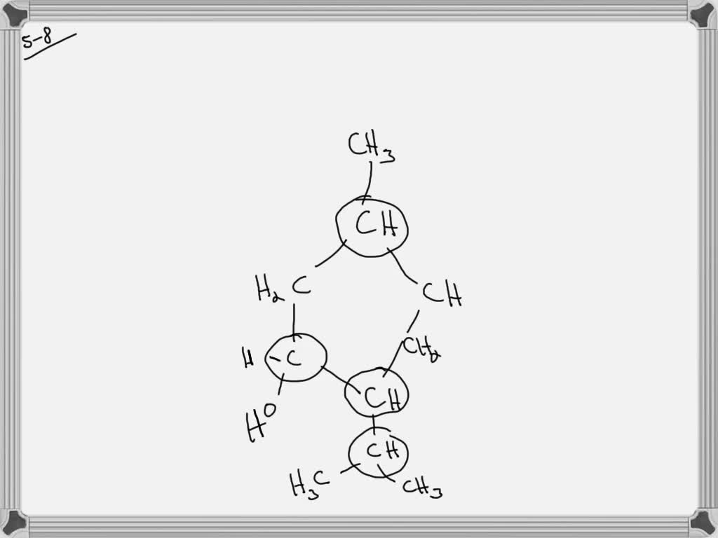 SOLVED:Figure P 5.8 shows the molecular structure of menthol, a chiral ...