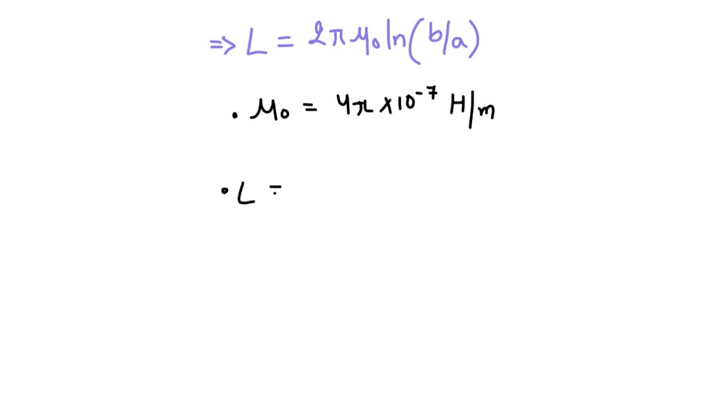 Solved Refer To Example 6 4 Determine The Inductance Per Unit Length