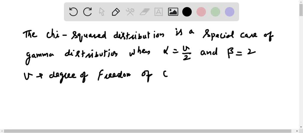 SOLVED:From the relationship between the chi-squared random variable ...