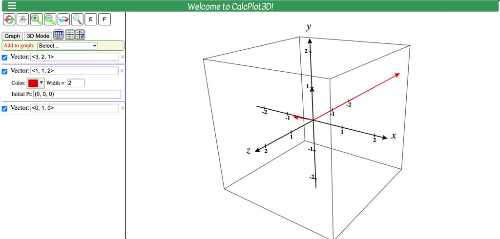SOLVED:Consider the parallelepiped with adjacent edges 𝐮=3 𝐢+2 𝐣+𝐤 𝐯=𝐢 ...