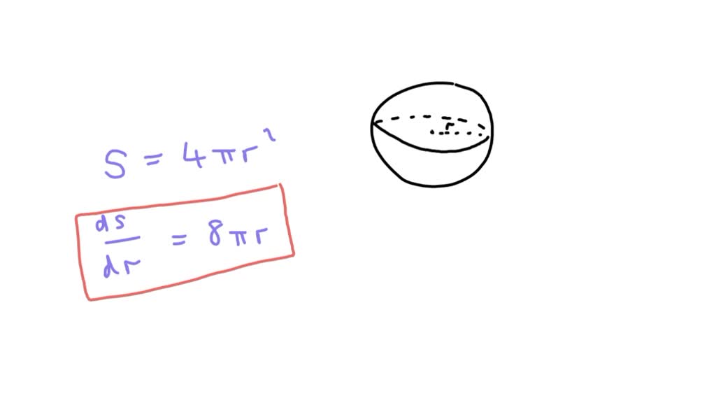 SOLVED:A spherical balloon is being inflated. Find the instantaneous rate of change of the ...