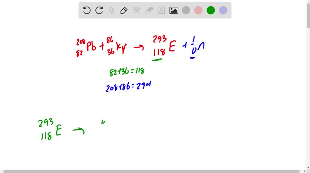 SOLVED Write Nuclear Equations To Represent The Formation Of A