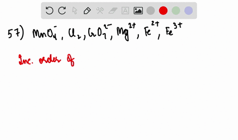 SOLVED: Using data from Table 18.1, place the following in order of ...
