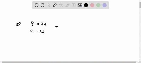 SOLVED:Write the symbol for an ion that contains 34 protons and 36 ...