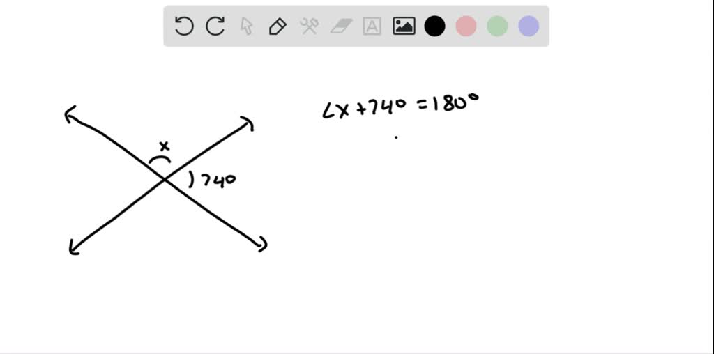 SOLVED:In the given figure, find the value of x then find the measure ...