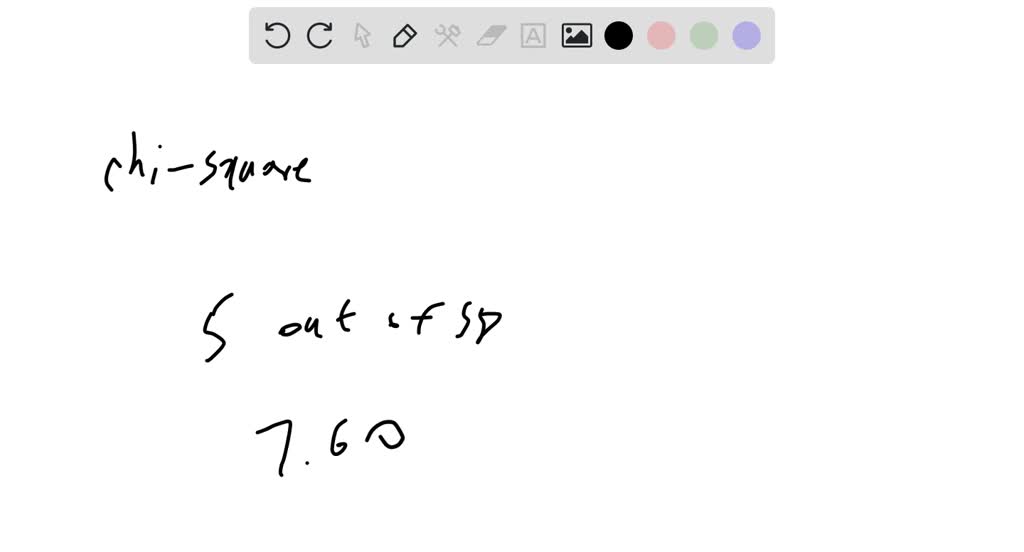 SOLVED:One of the authors collected data from a class to see whether ...