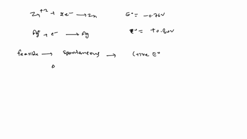 SOLVED:The standard reduction potentials of Zn and Ag in water are Zn^2 ...