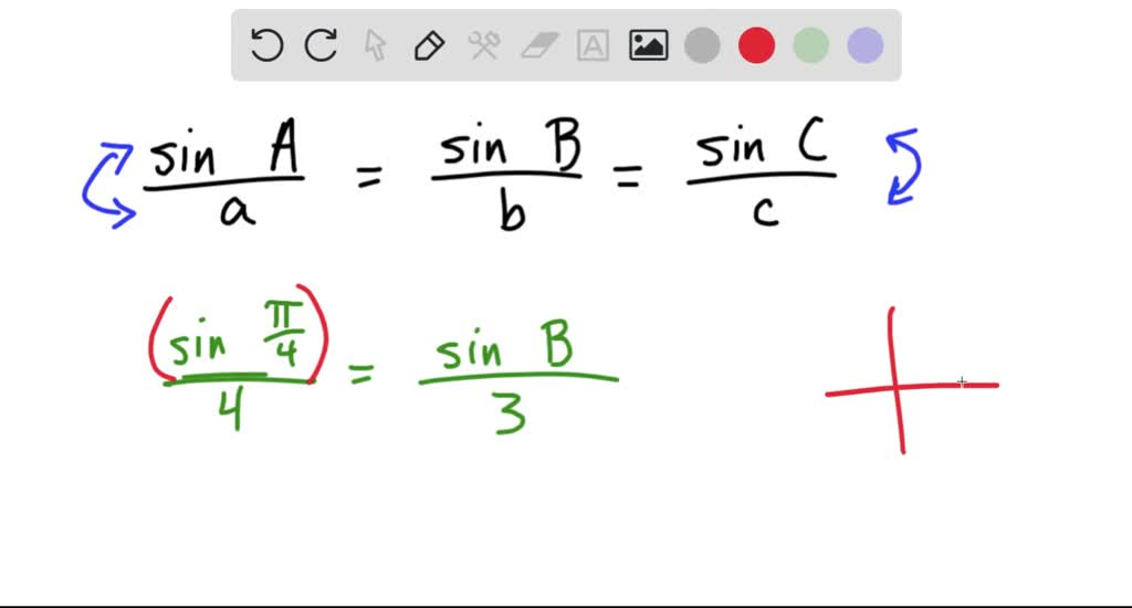 SOLVED:A B C is an arbitrary triangle with sides a, b and c, opposite to angles A, B, and C ...