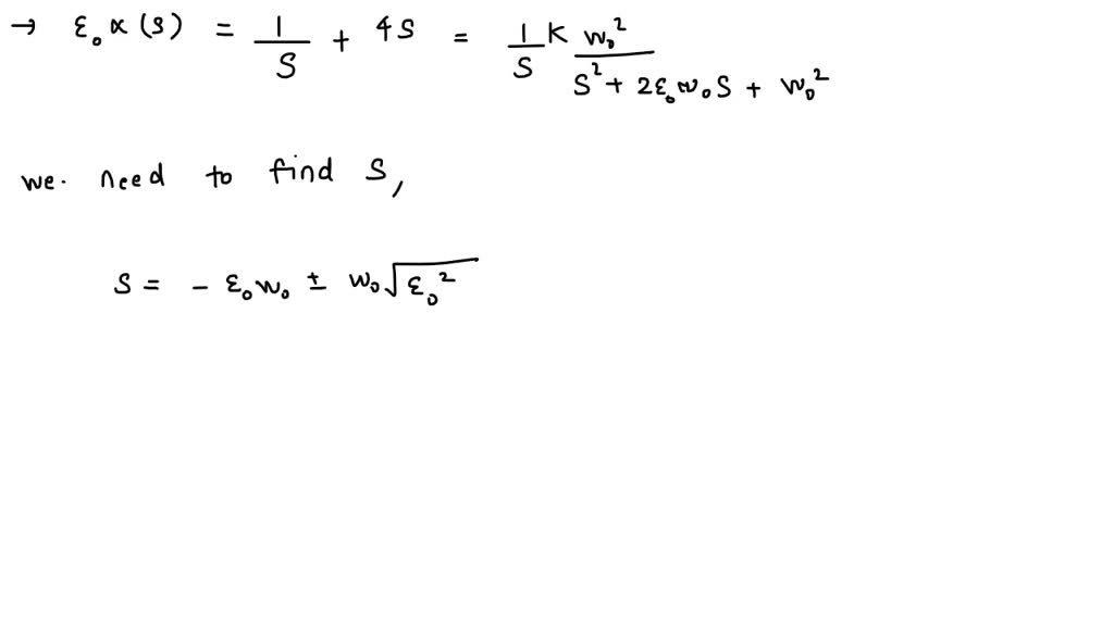 Use the Laplace transform method to determine the response of an ... Use the Laplace transform method to determine the response of an ...
