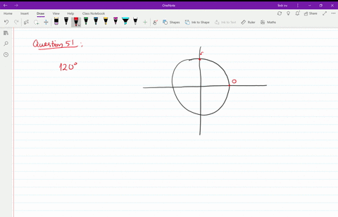 SOLVED:In Exercises 41-56 , use the circle shown in the rectangular coordinate system to draw ...